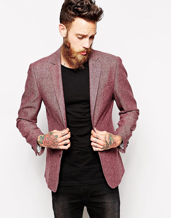 River Island Smart Textured Blazer – uniquely YUU